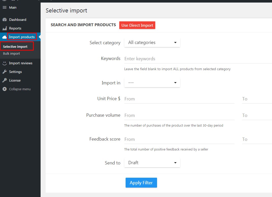 How to use Selective import function | Expert articles on business with ...